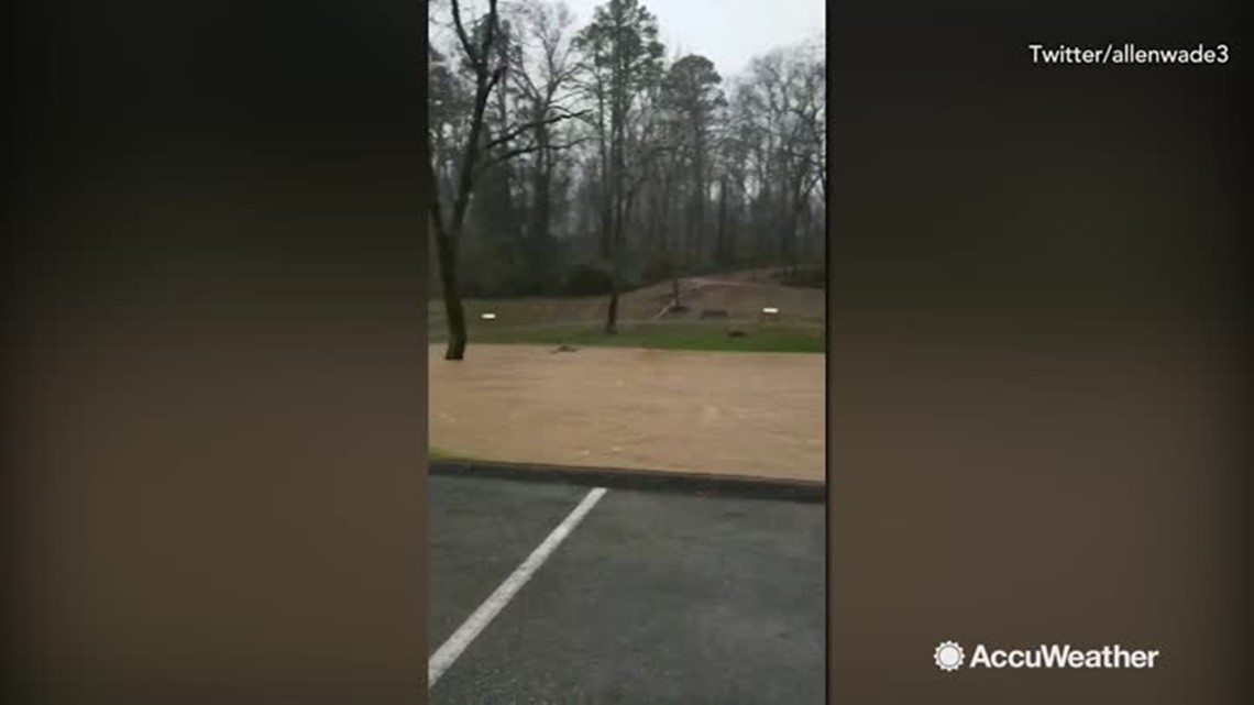 Flash flooding turns this park into a river | 12newsnow.com