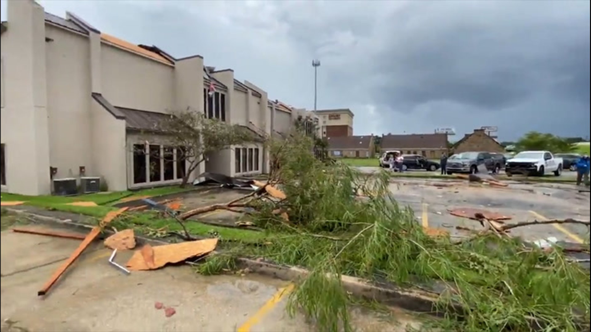Buildings damaged after possible tornado | 12newsnow.com