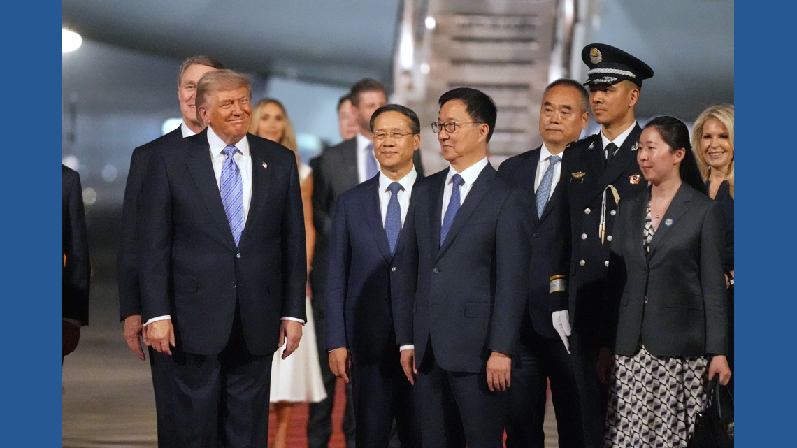 The Latest: Presidents Xi Jinping and Donald Trump meet in Beijing for ...