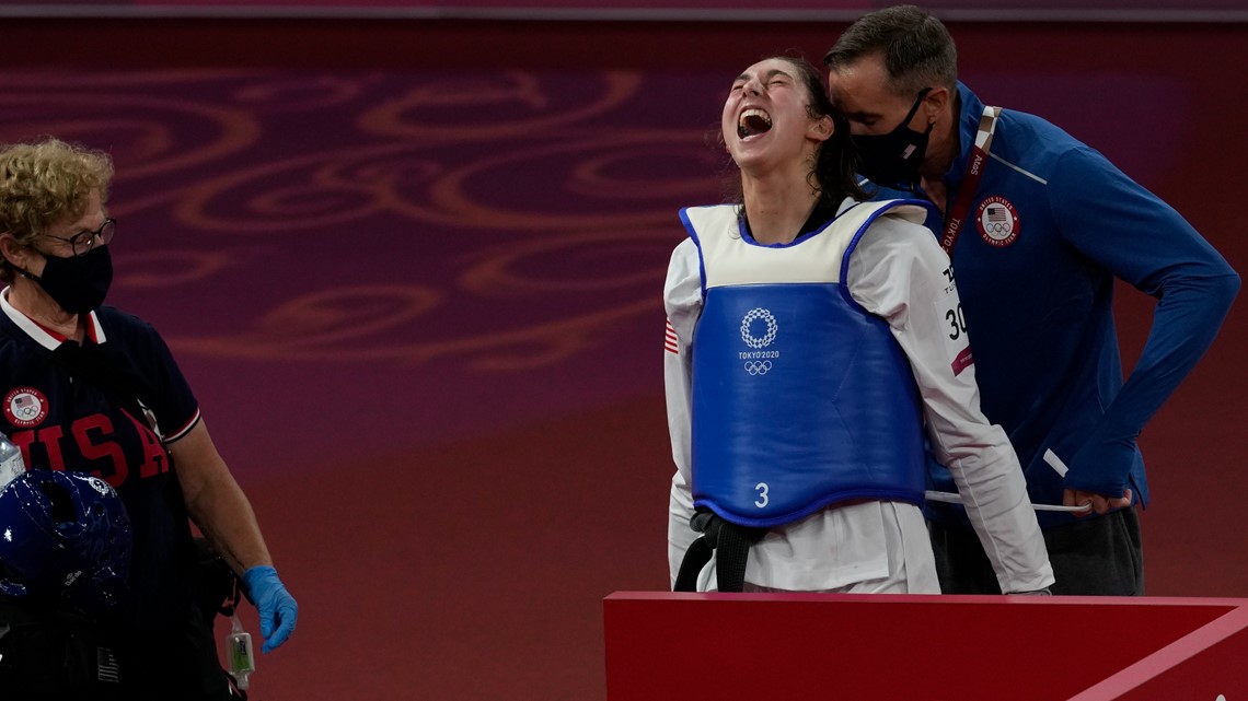 Zolotic wins US first gold in women's taekwondo | 12newsnow.com