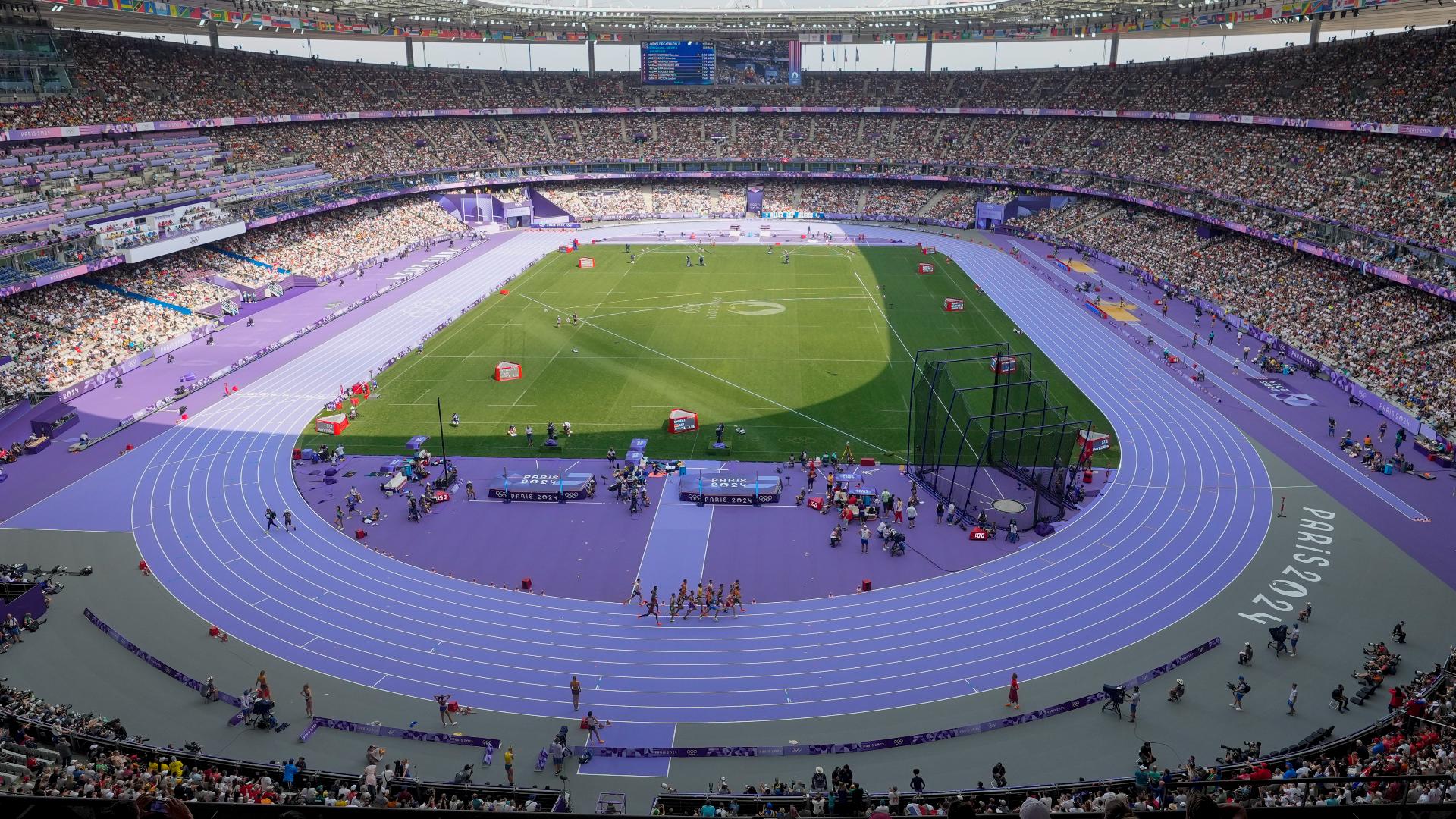 Why is the Olympic track purple? | 12newsnow.com