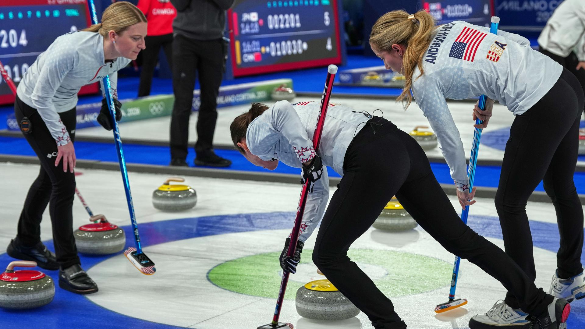 The US women's curling team needed to beat Switzerland for a spot in ...