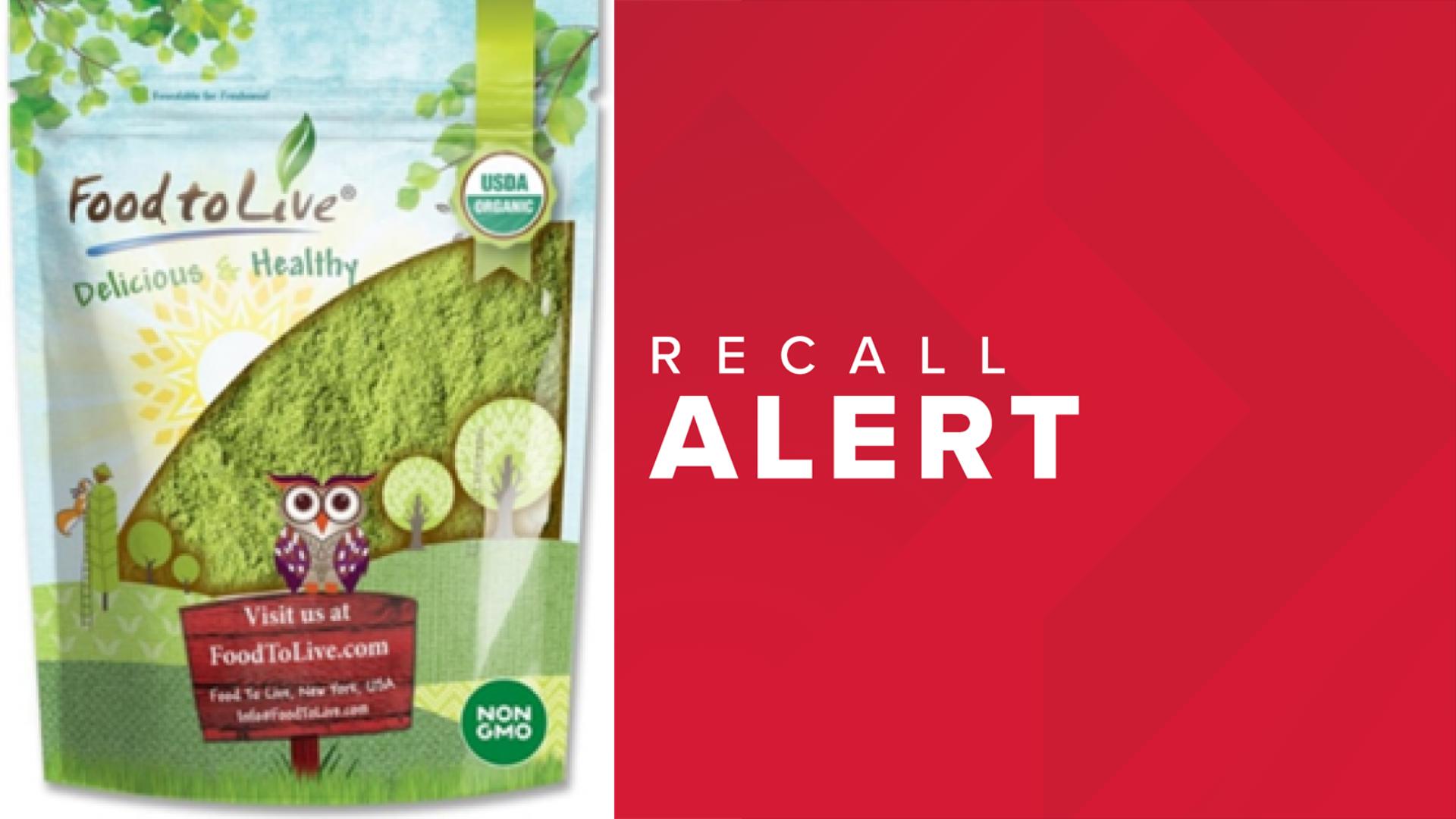 Dietary supplement sold nationwide recalled over salmonella concerns ...