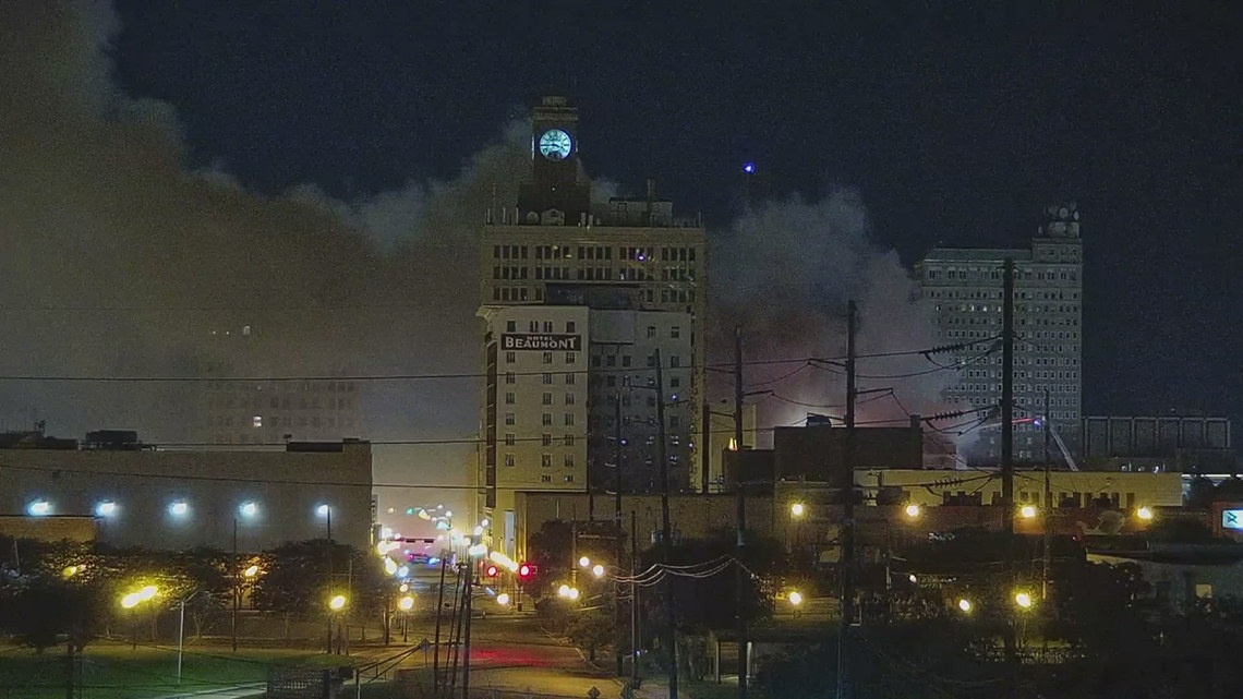 Beaumont firefighters are battling a two-alarm fire at vacant historic ...