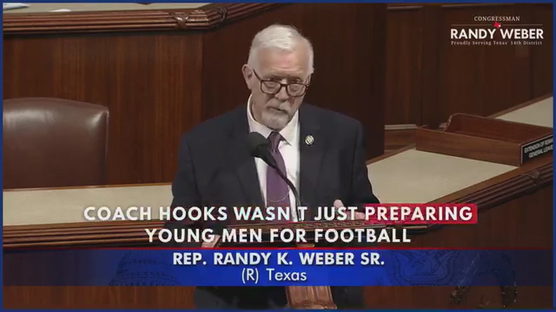 Congressman Randy Weber honors legendary West Orange-Stark Coach Dan ...
