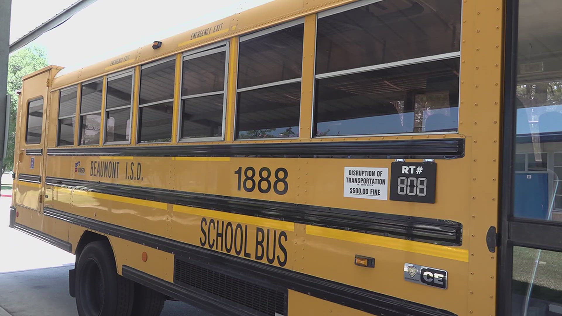 Beaumont ISD unveils new bus system for school year | 12newsnow.com