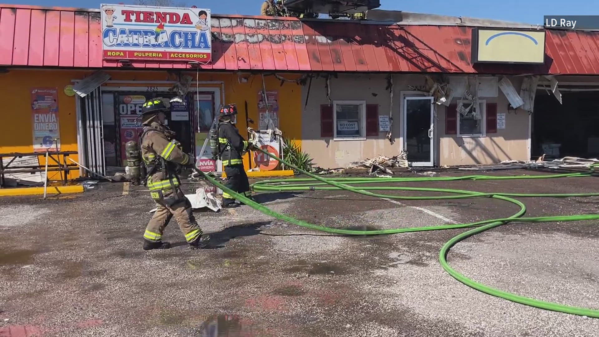 Port Arthur firefighters extinguish fire at store on Gulfway Drive ...