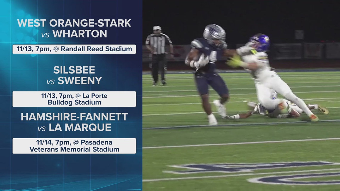 LIST | Southeast Texas bi-district football playoff matchups ...