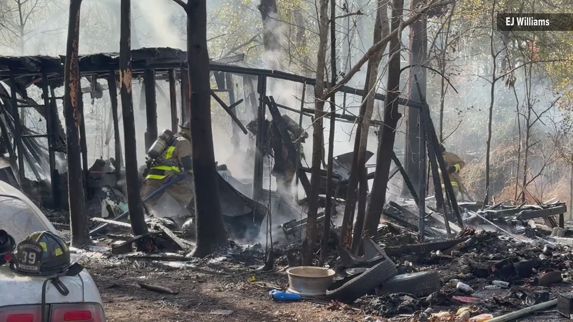 Outdoor burn sparks fire that destroys Orange County mobile home ...