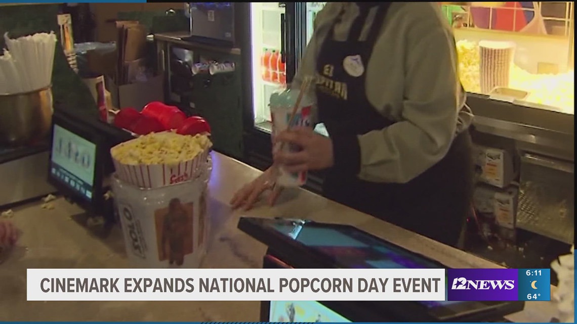 Cinemark expands National Popcorn Day event | 12newsnow.com