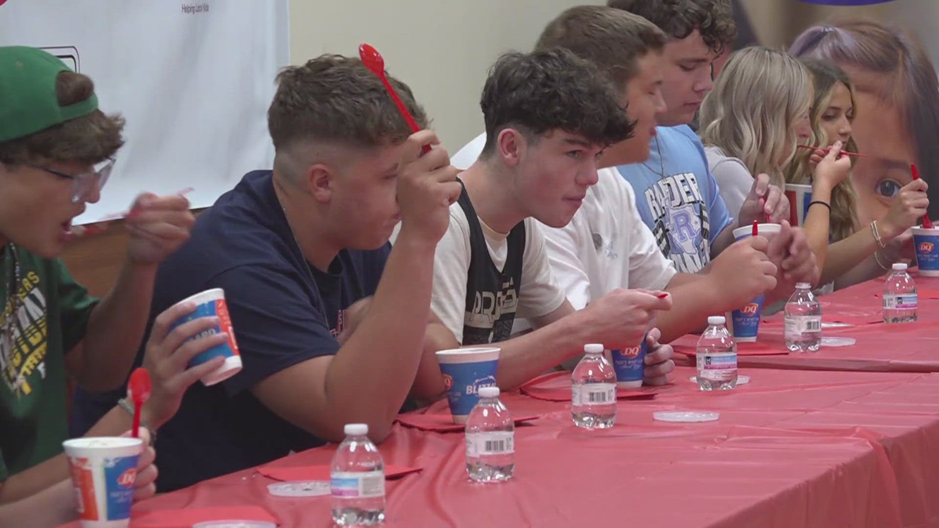 Southeast Texas students compete in Blizzard eating contest for charity ...