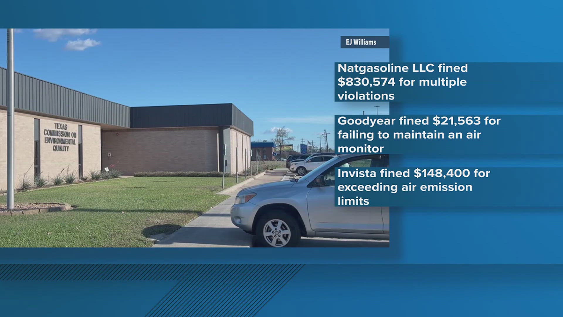 Three Southeast Texas chemical plants fined by TCEQ | 12newsnow.com