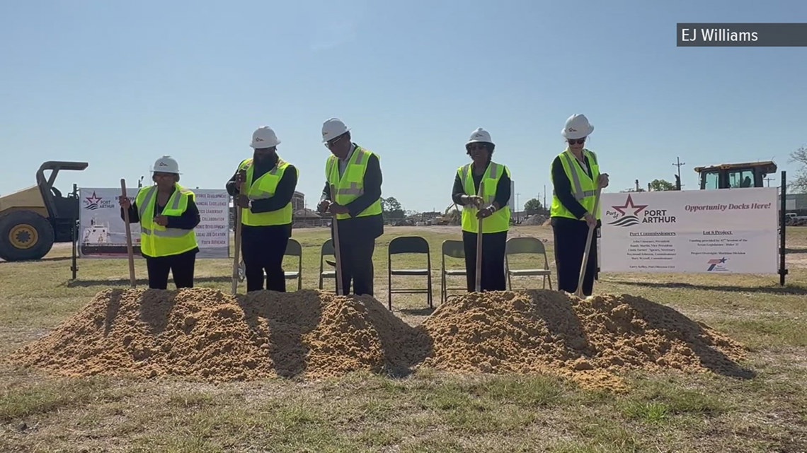 Port of Port Arthur launches 'Lot 8 Project' with groundbreaking ...