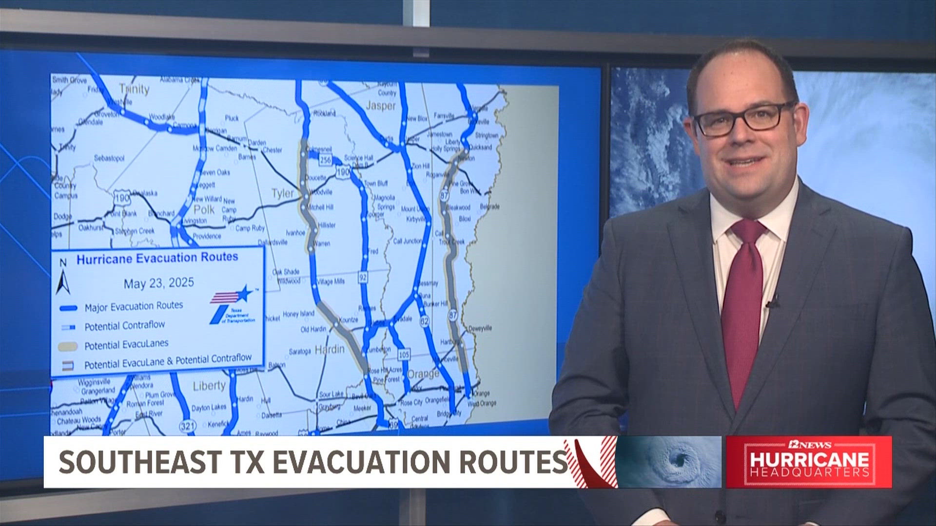 TxDOT maps new hurricane evacuation routes for Southeast Texas ...