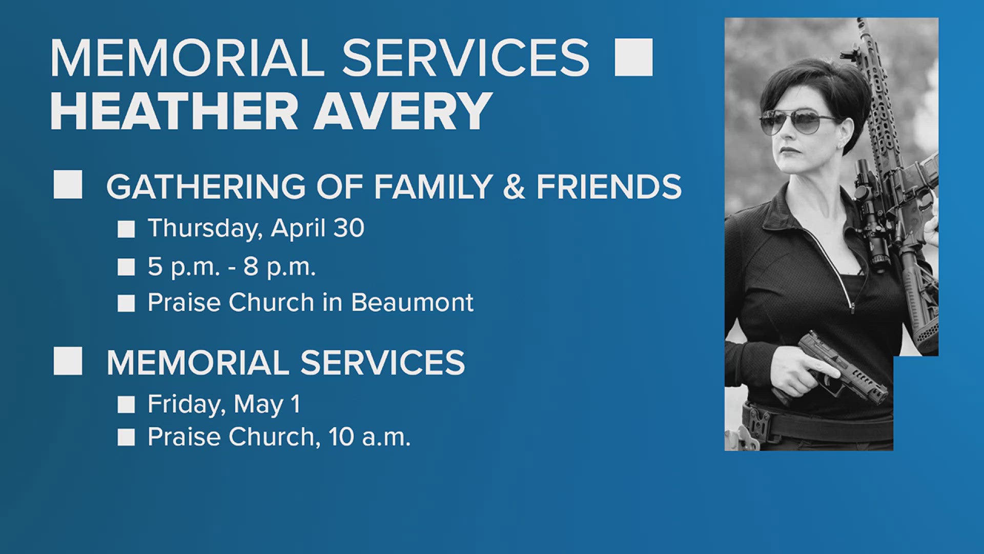 Deputy Constable Heather Avery to be remembered at memorial services ...