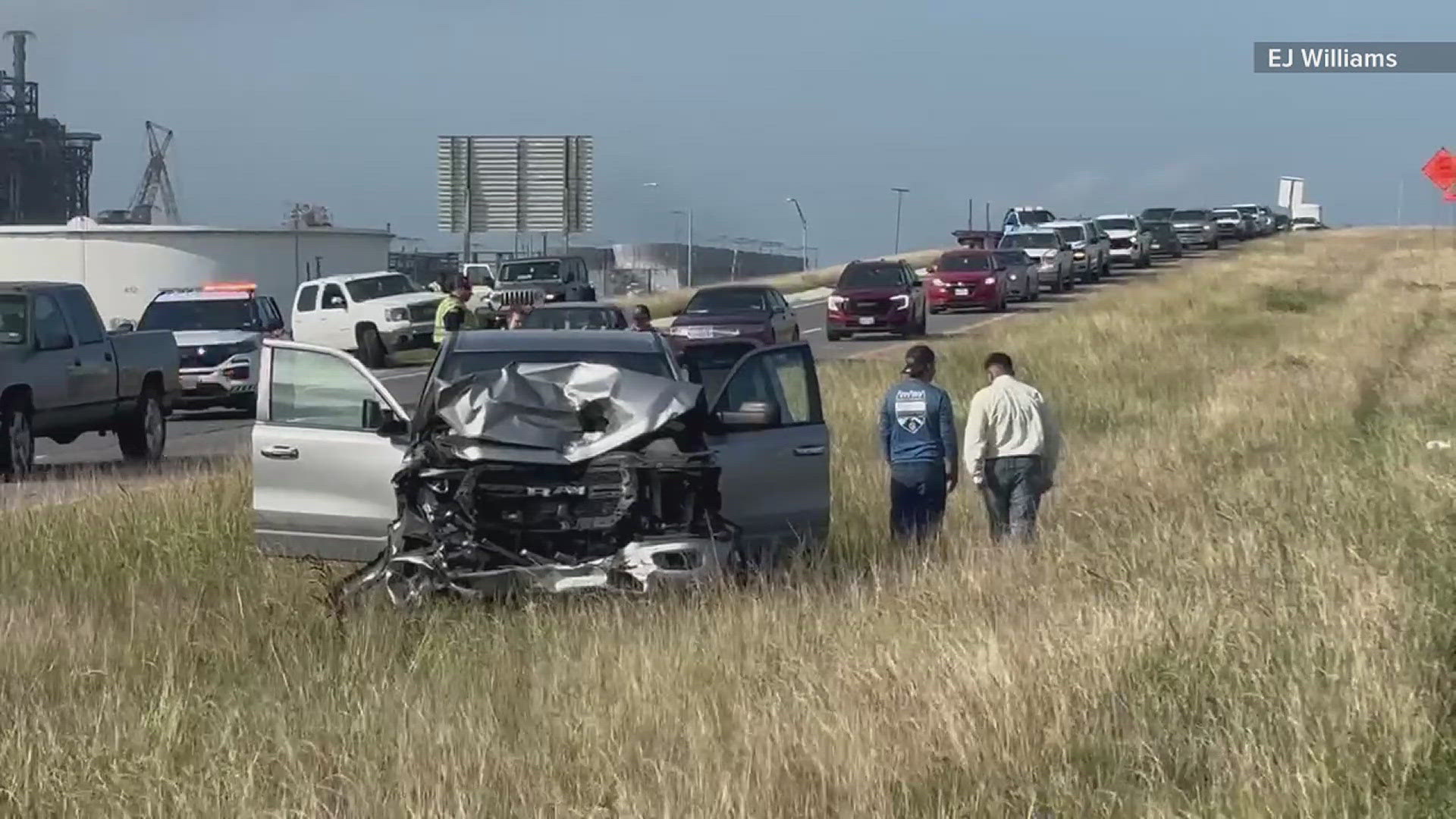 Major wreck on Highway 73 involving four vehicles causes traffic ...