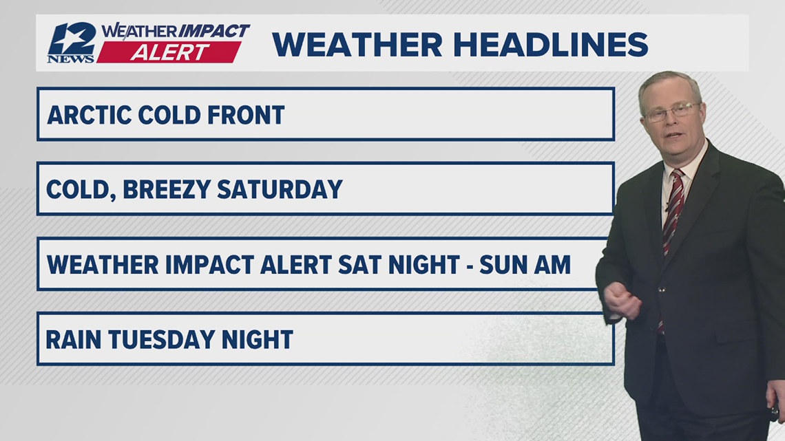 Patrick Vaughn expecting another freezing weekend as arctic cold front ...