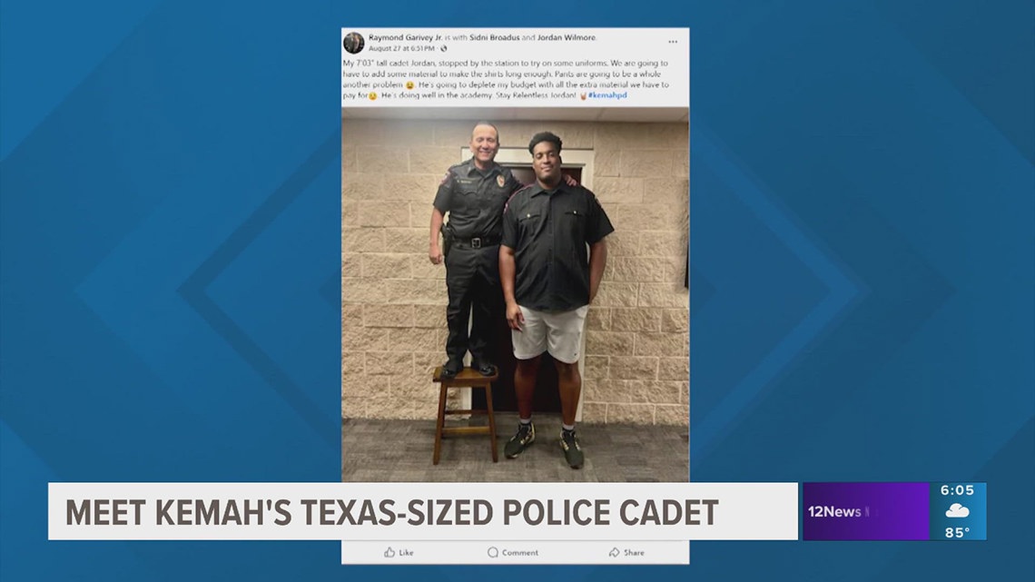 Everything is bigger in Texas ... even the police officers! Meet Kemah ...