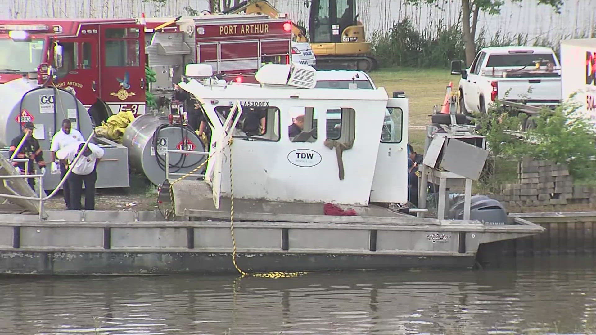 Two dead, one seriously injured in work boat explosion in Port Arthur ...