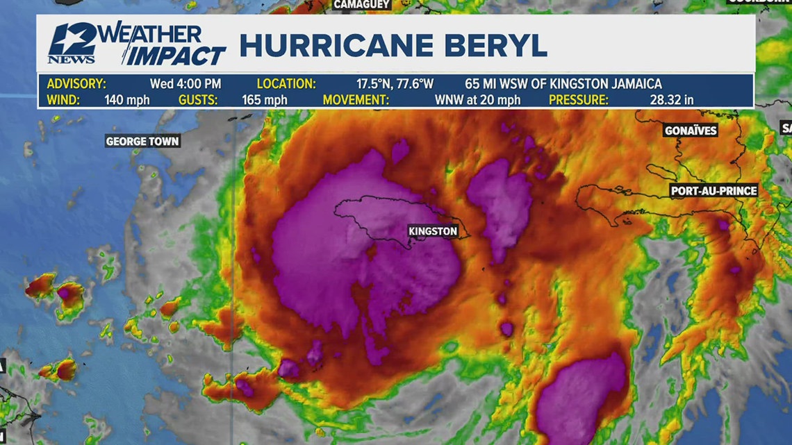 WEATHER IMPACT | Beryl remains a major Cat. 4 storm as it moves along ...