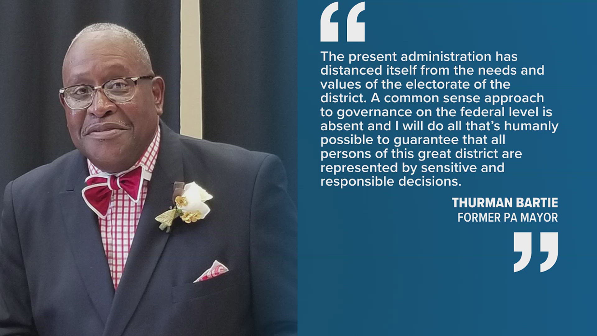 Thurman Bartie eyes Texas' 14th Congressional seat | 12newsnow.com