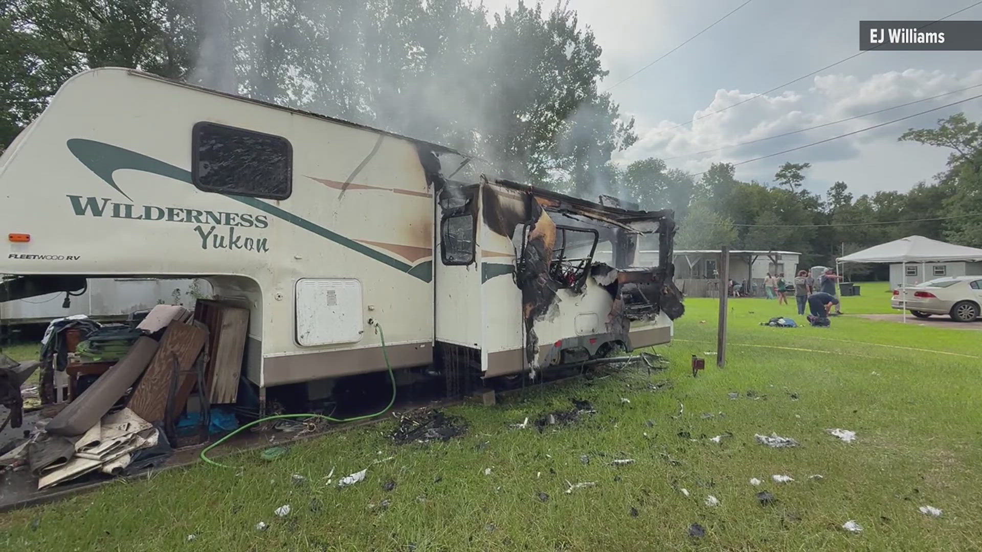 Woman suffers burn injuries in Orange County trailer fire | 12newsnow.com