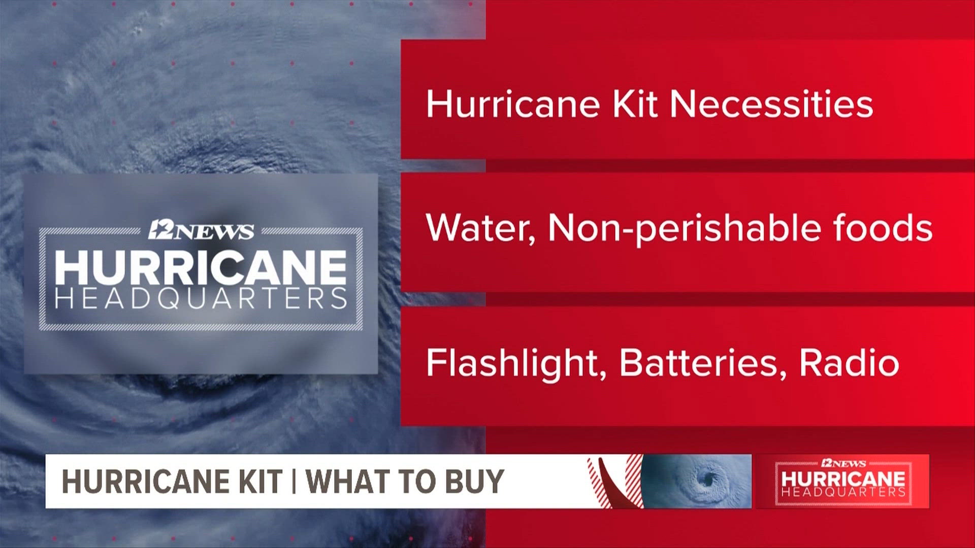 Hurricane preparedness kits should be tailored to geographic location ...