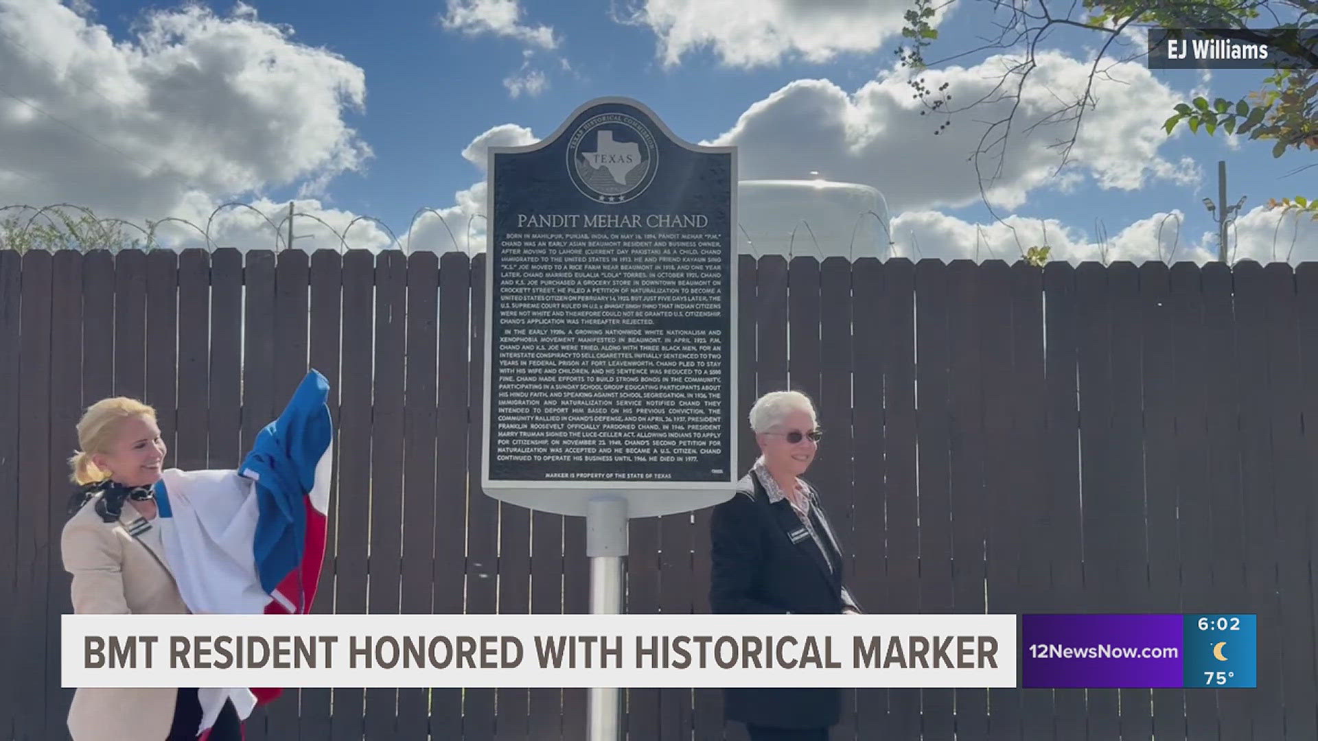 Beaumont resident posthumously honored with new historical marker ...