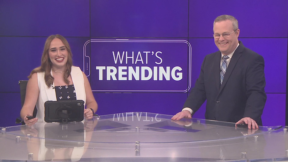 Camryn Burchett and Patrick Vaughn take a shot at yodeling | 12newsnow.com