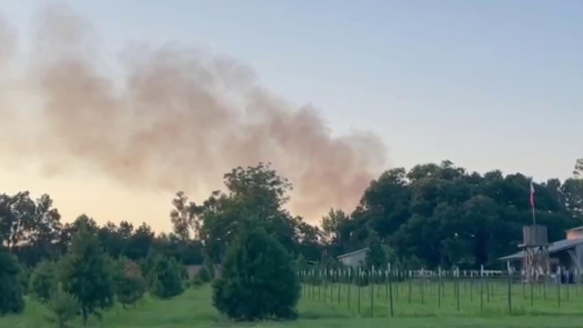 Lumberton firefighters extinguish brush fire Thursday night | 12newsnow.com