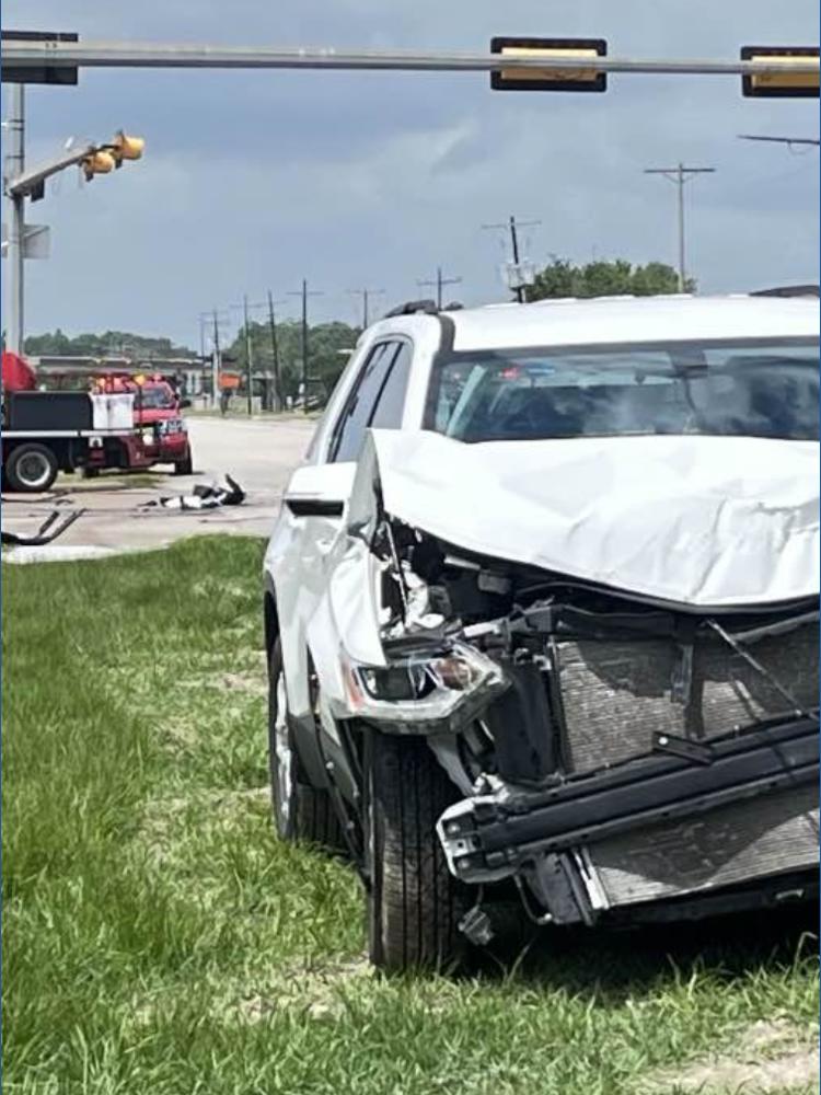 Ambulance overturns in Beaumont following SUV collision | 12newsnow.com