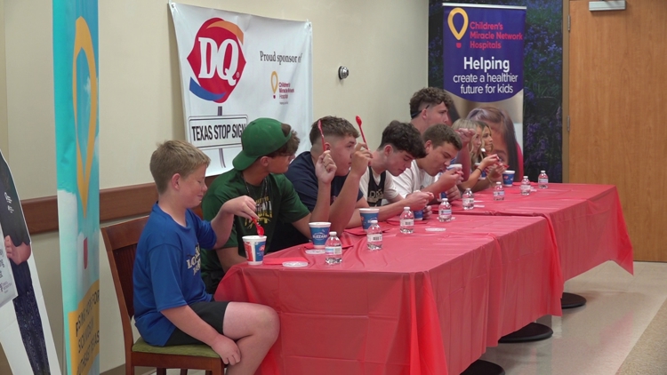 Southeast Texas students compete in Blizzard eating contest for charity ...