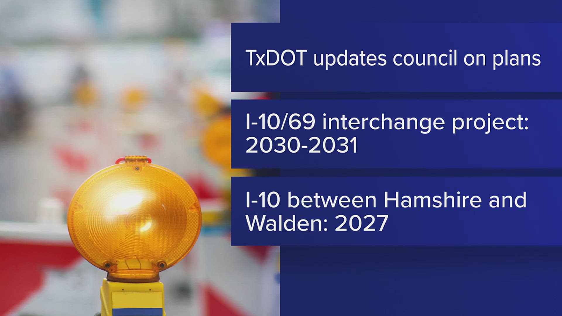 TxDOT reveals key Beaumont infrastructure projects | 12newsnow.com