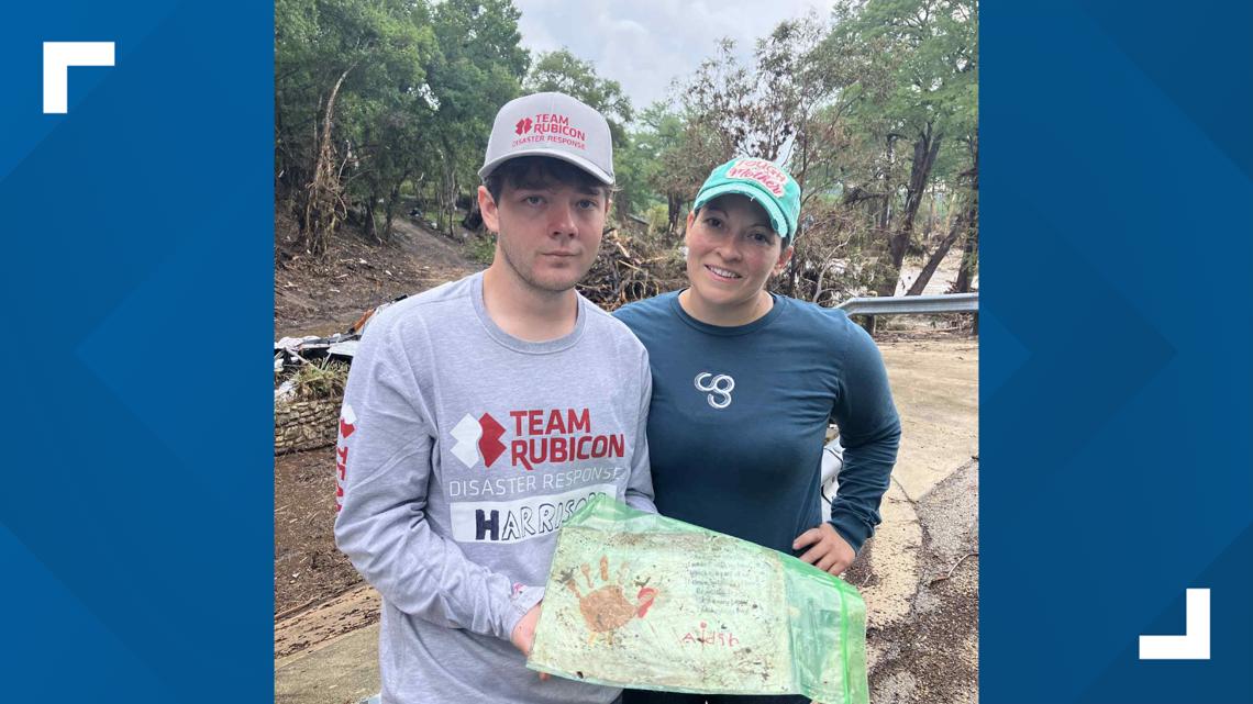 Aidan Heartfield's childhood art found after Texas floods | 12newsnow.com