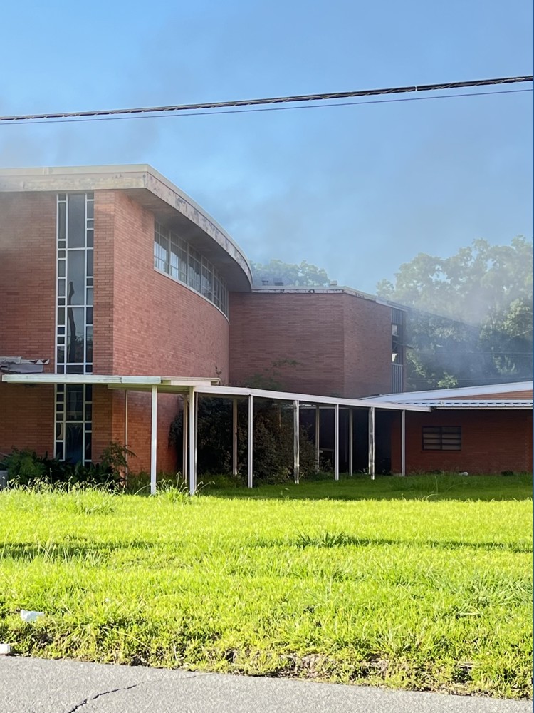 Firefighters battle blaze at South Park Baptist Church | 12newsnow.com