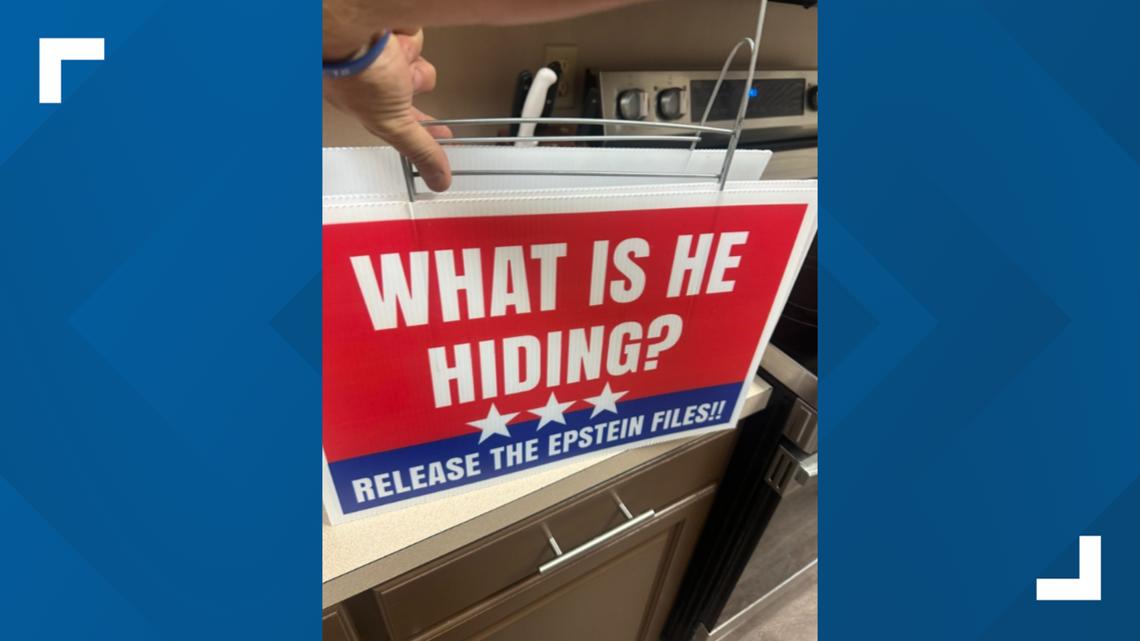 Jasper police warn against placing 'Epstein' signs | 12newsnow.com