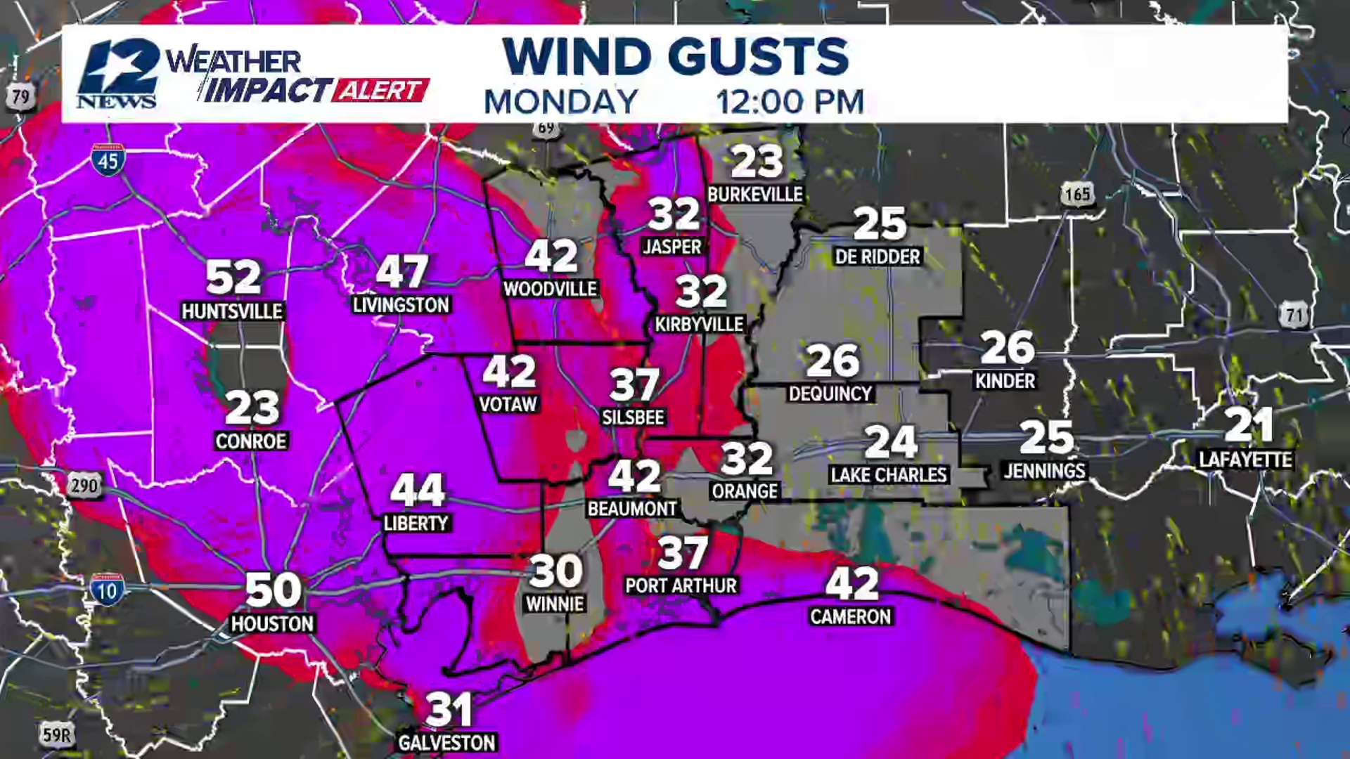 Beryl tracker: What Southeast Texas can expect | 12newsnow.com