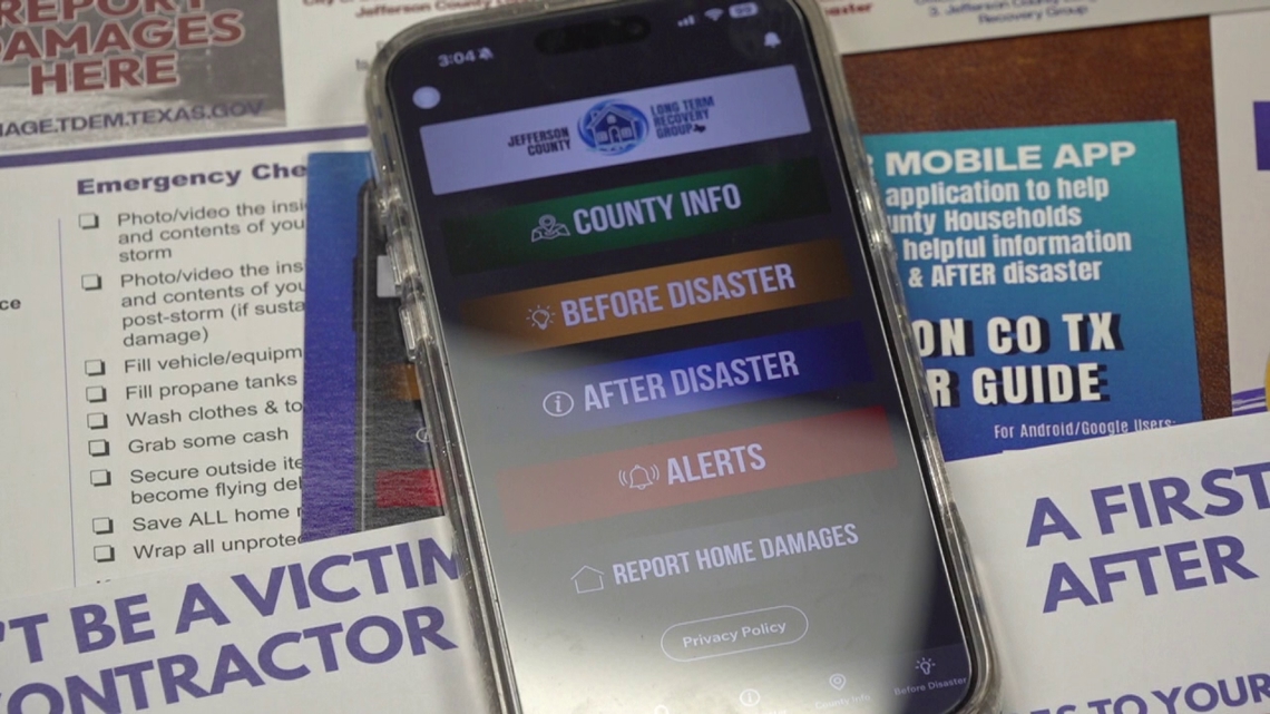 Jefferson Co TX app aids in disaster preparedness | 12newsnow.com