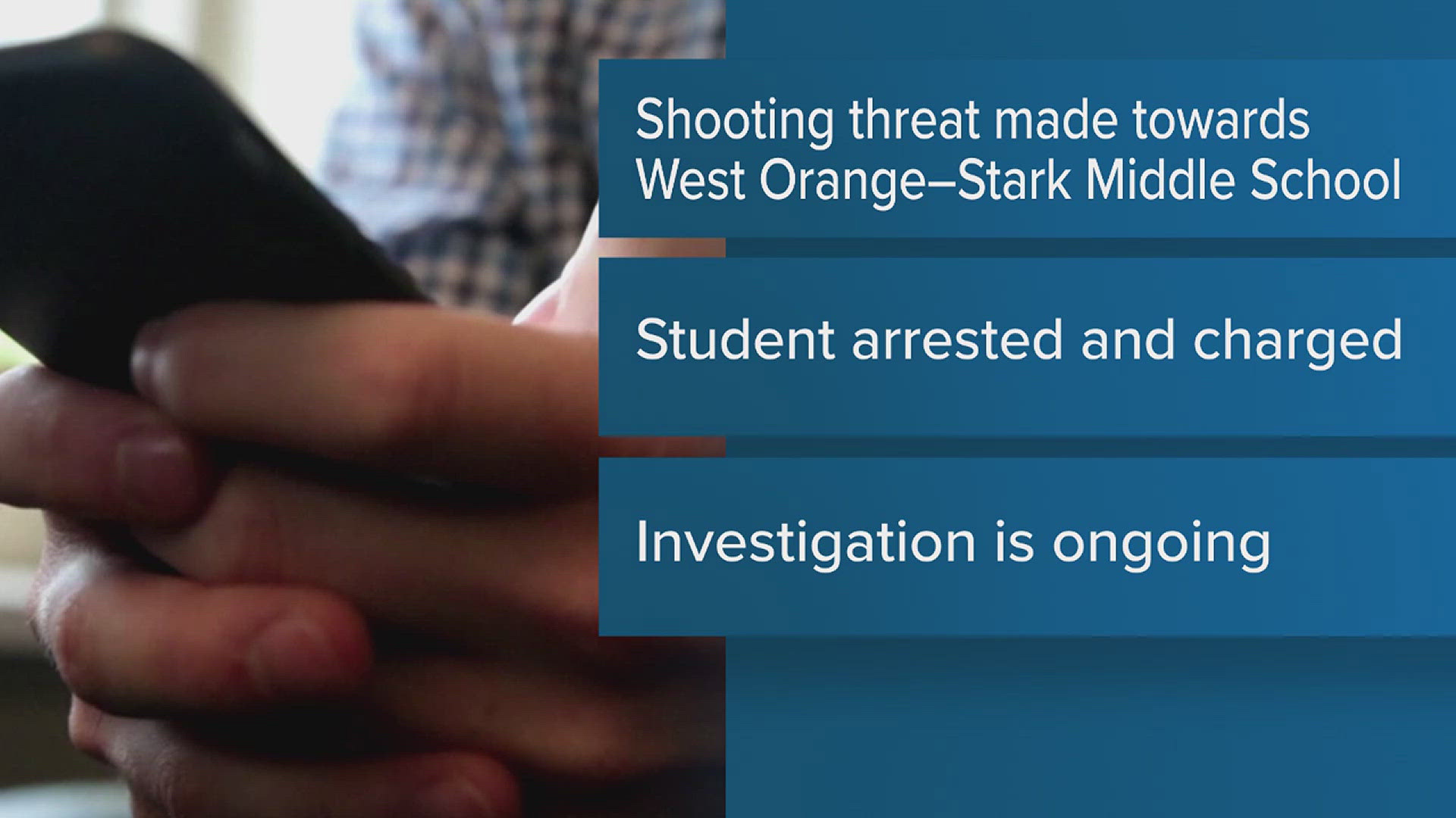 Student charged after threat against West Orange–Stark Middle School ...