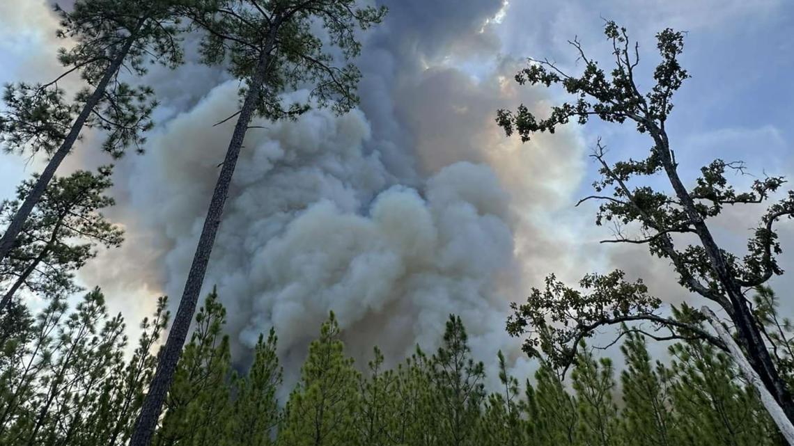 Jasper County fire 95% contained, has burned 3,500 acres | 12newsnow.com