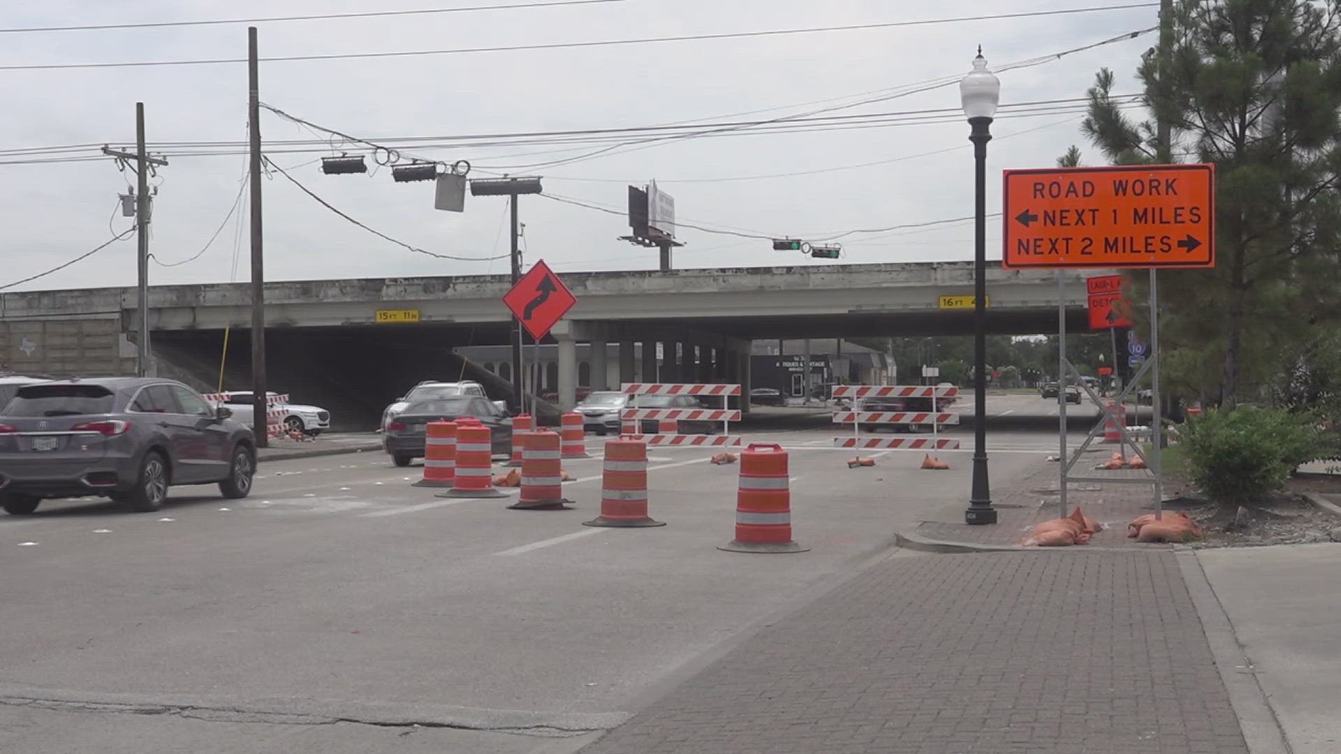 Calder Ave reduced to one lane for Eastex project | 12newsnow.com