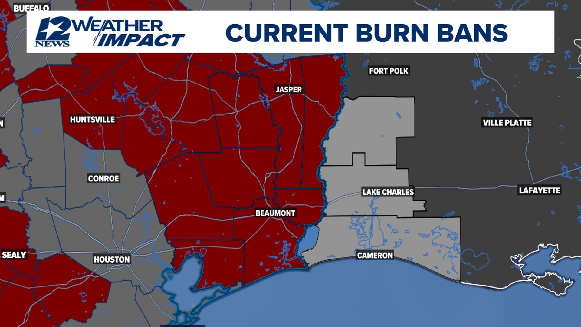 Hardin County issues burn ban amid wildfire risk | 12newsnow.com