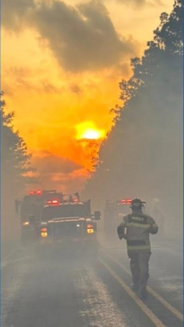 Wildfire shuts down part of US 63 in Newton County, officials urge ...