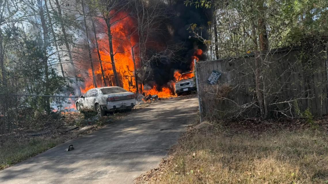 Outdoor burn sparks fire that destroys Orange County mobile home ...