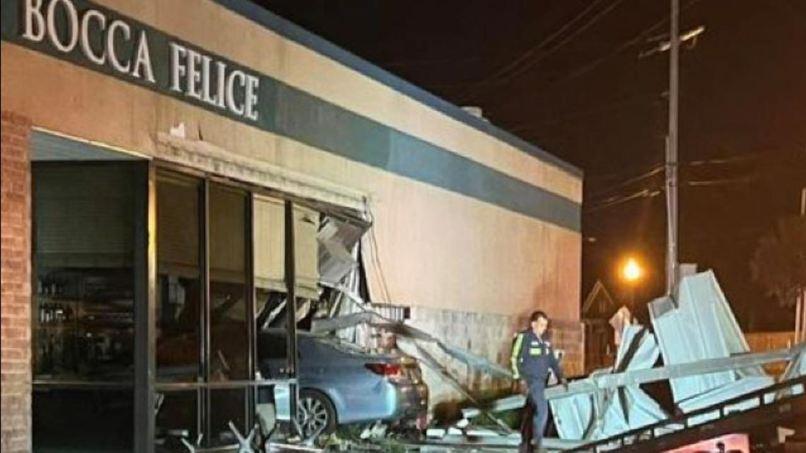 A reportedly intoxicated driver crashes into Bocca Felice | 12newsnow.com