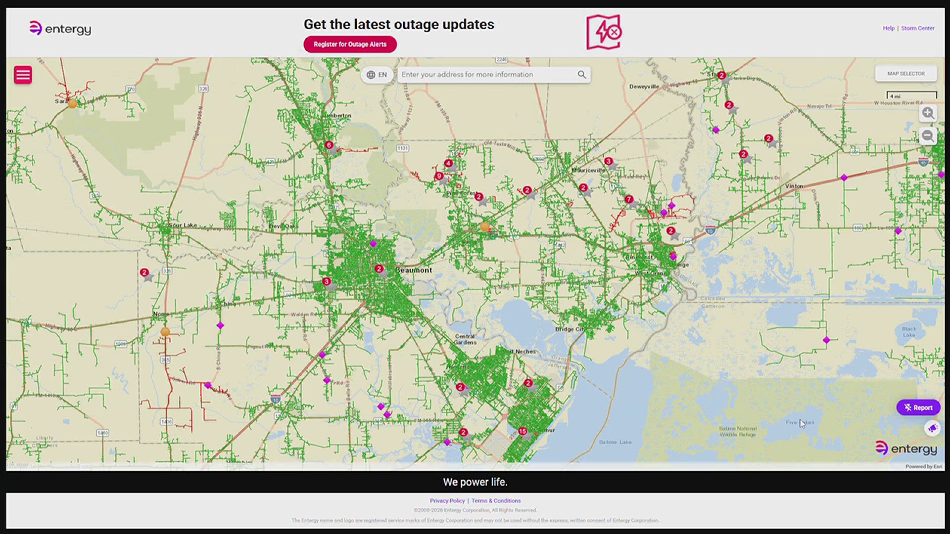 More than 7,700 without power across Southeast Texas Saturday night as ...