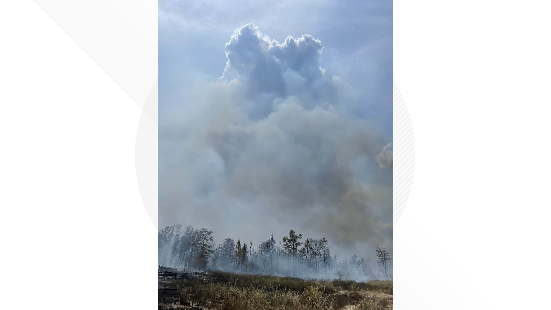 Jasper County fire 95% contained, has burned 3,500 acres | 12newsnow.com