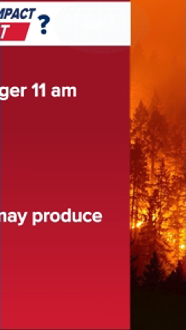 Weather Impact Alert issued for Saturday, Sunday night due to potential ...