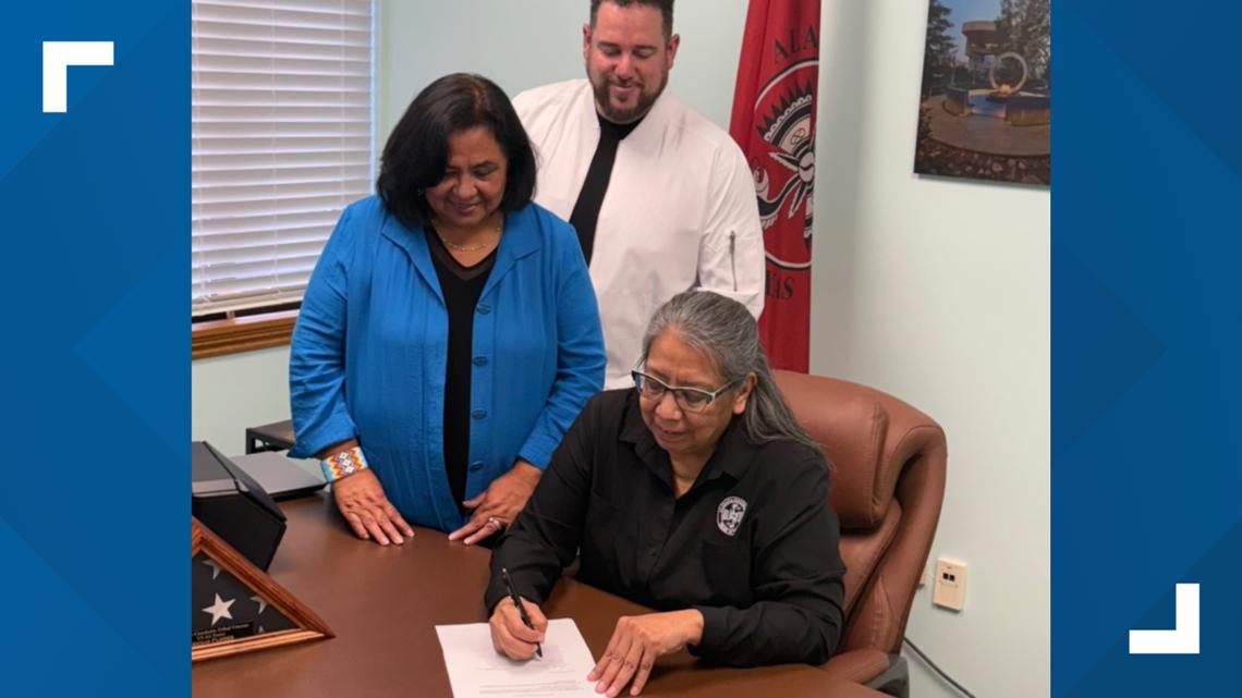 Alabama-Coushatta Tribe of Texas signs agreement with VA to support ...