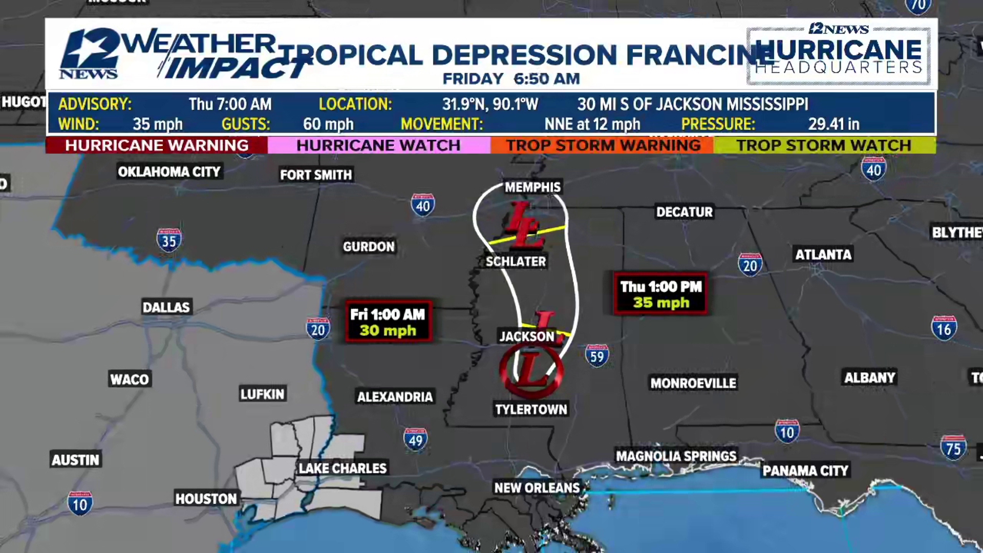 LIVE BLOG: Southeast Texas, SW Louisiana prep for Francine | 12newsnow.com